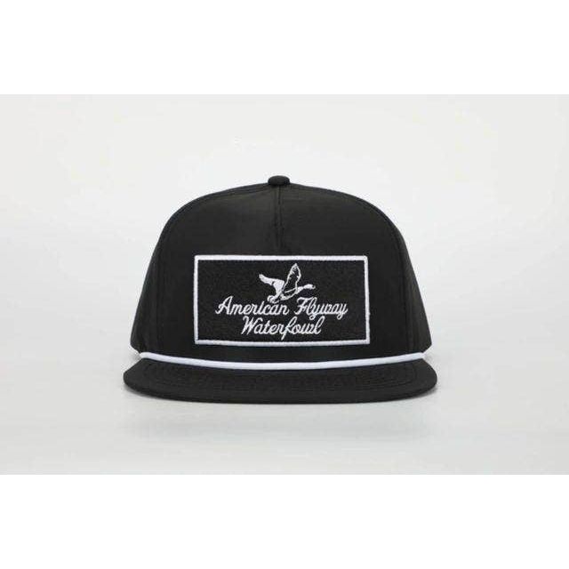 American Flyway Waterfowl - Throwback Vintage Rope Black with Patch an ...